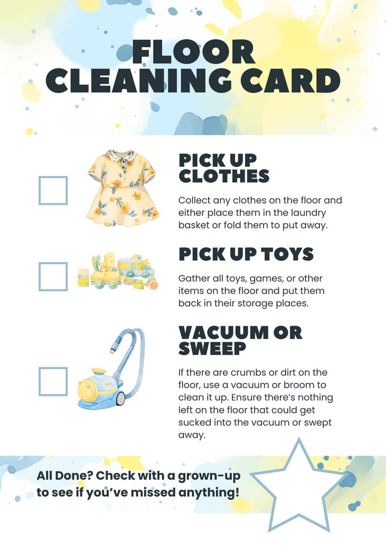Fun and Easy Editable Kids Room Cleaning Checklist PDF Keep Those Toys ...