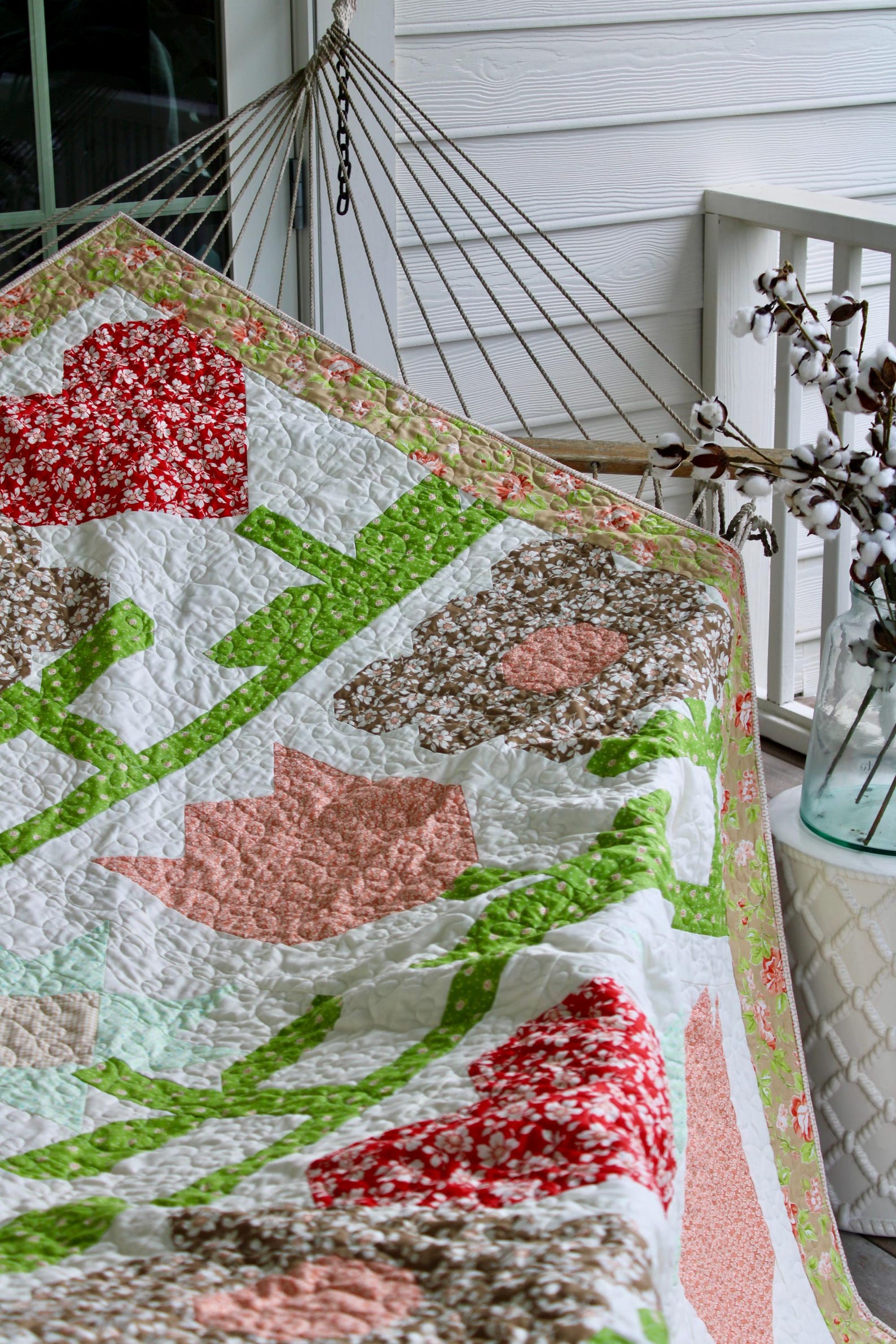 Garden Sampler Quilt Pattern [physical Paper Pattern] - Etsy