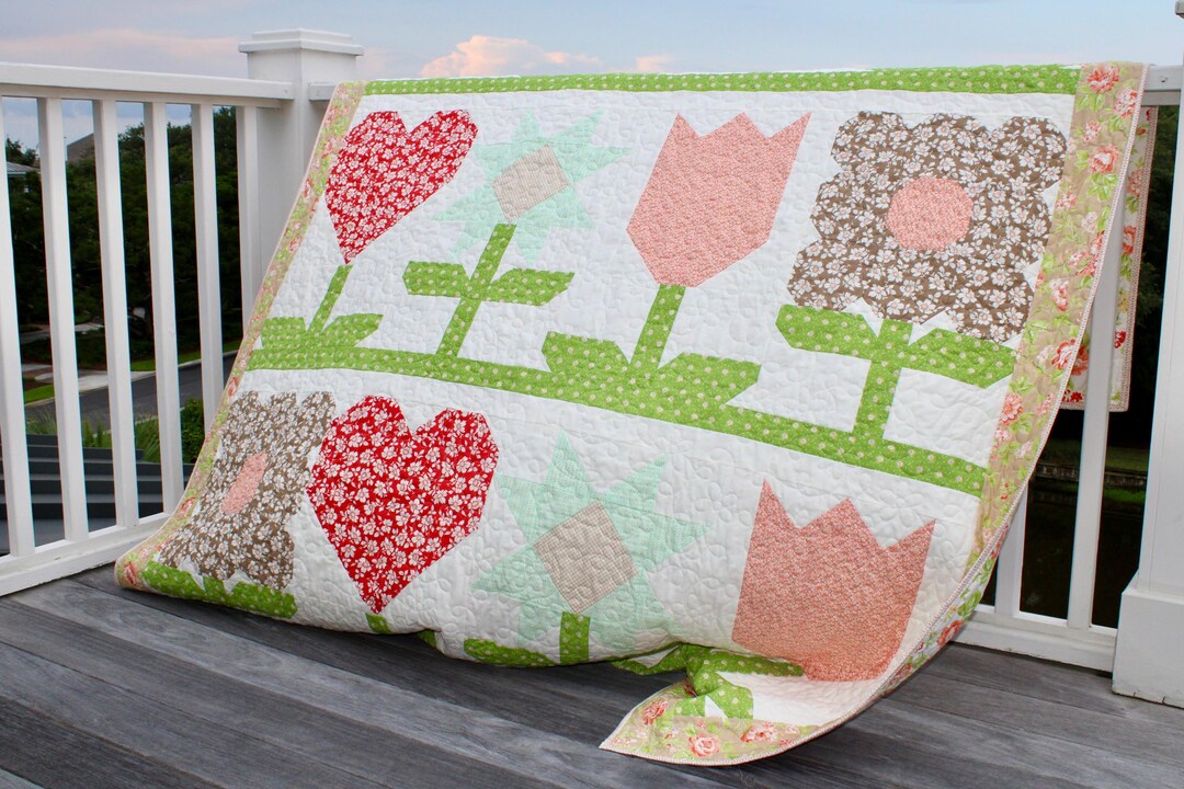 Garden Sampler Quilt Pattern [digital PDF Pattern] - Etsy