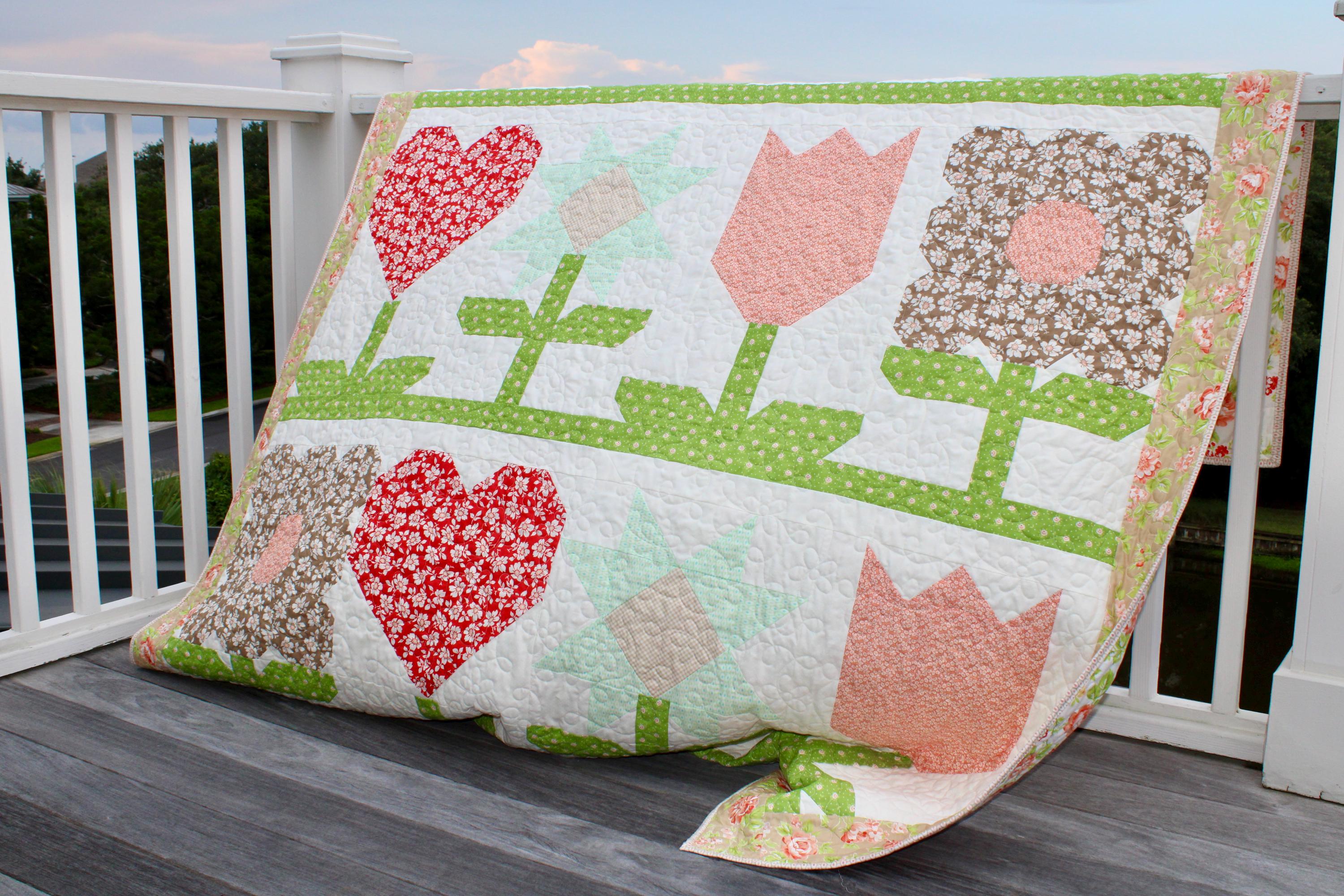 Garden Sampler Quilt Pattern [physical Paper Pattern] - Etsy