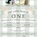 Little Bear Birthday Invitation - Etsy