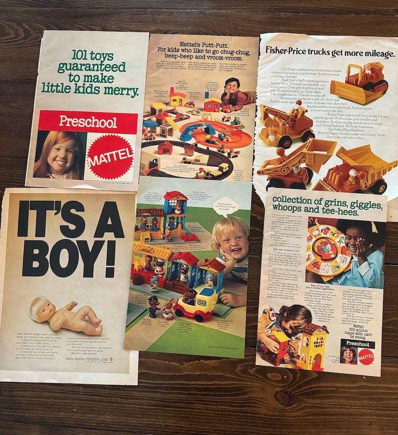 Big Lot 1930s - 1970s Children’s Magazine Ads - Etsy