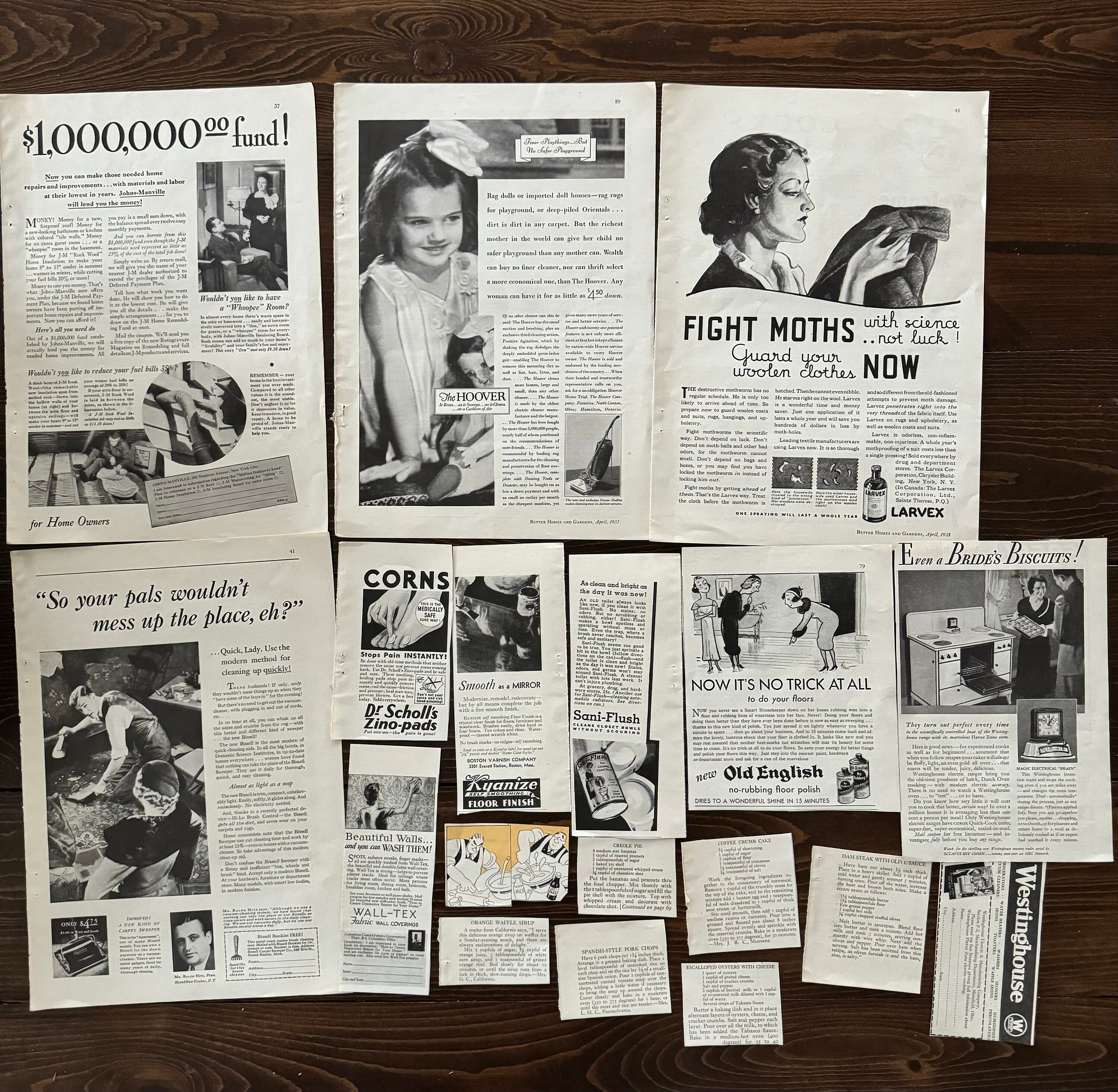 Large Assortment of 1930s Magazine Ads - Etsy