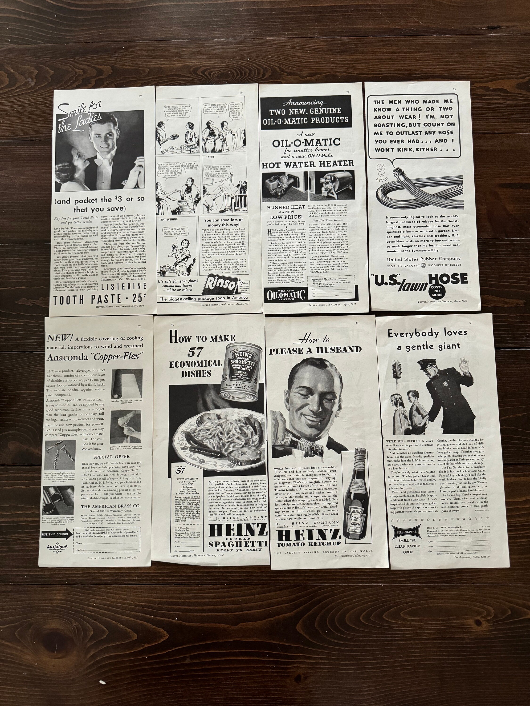 Large Assortment of 1930s Magazine Ads - Etsy