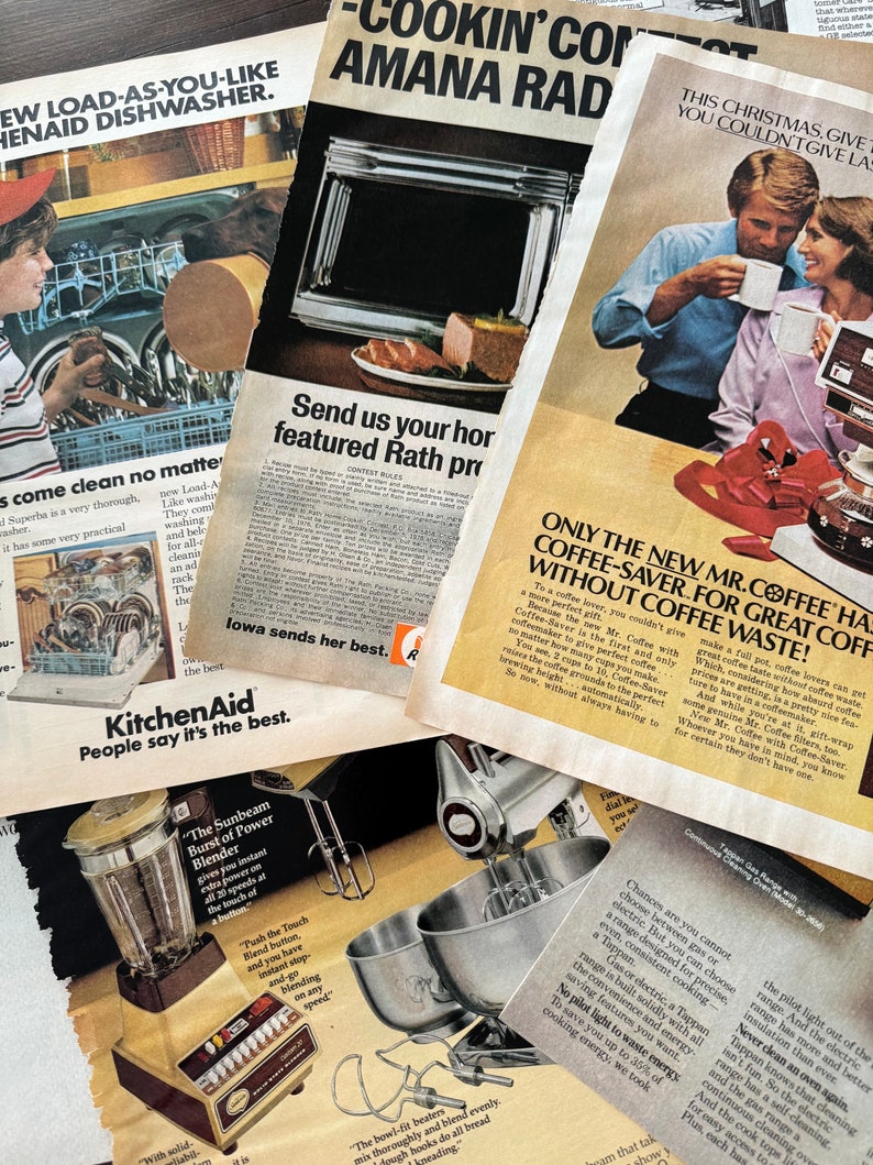 1930s Through 1970s Home Appliance & Household Item Ads - Etsy