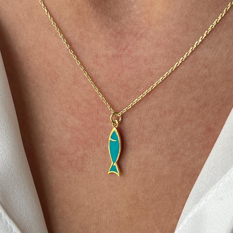 Fish Necklace - Etsy