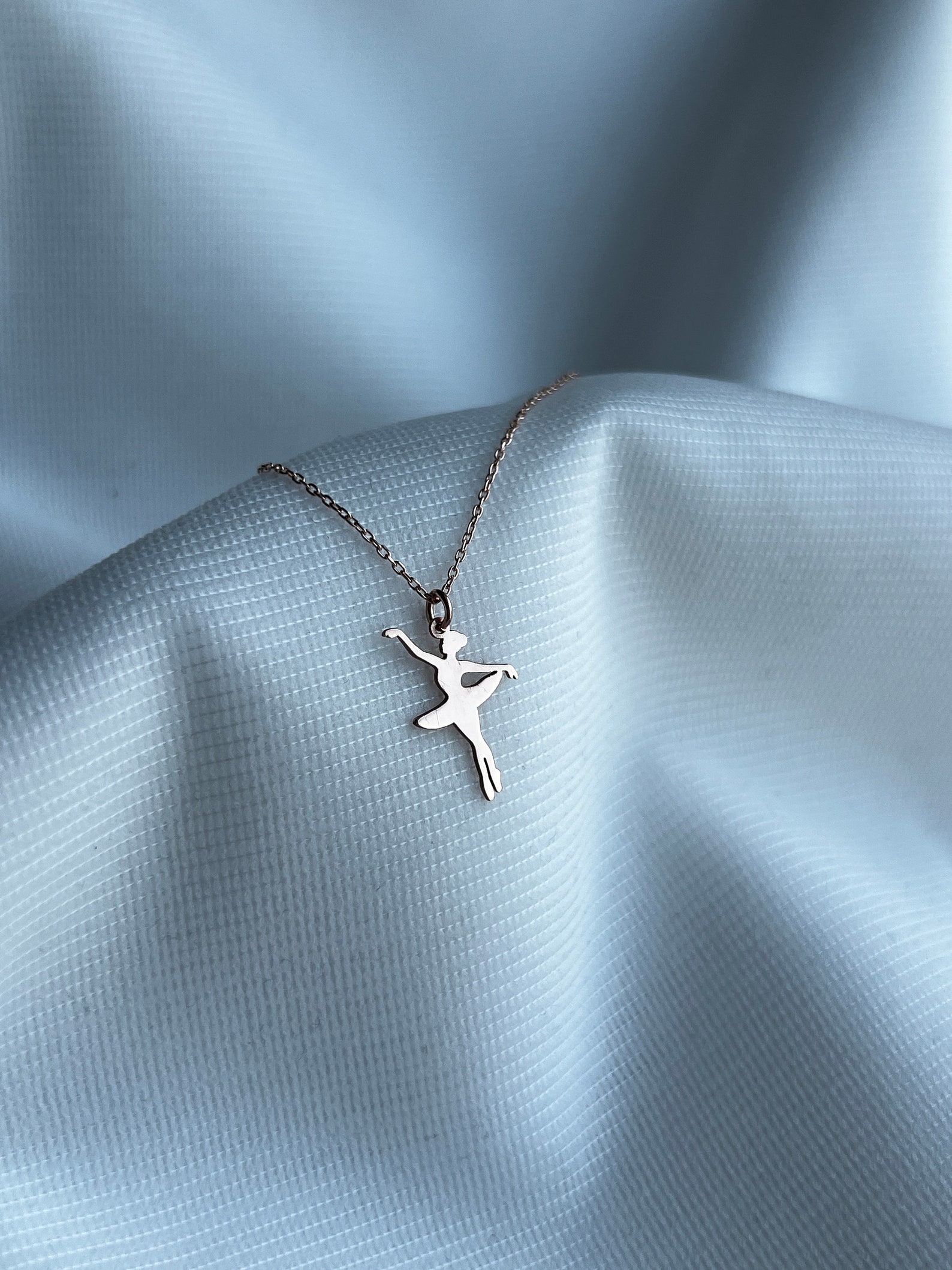 Ballerina Necklace · 925 Sterling Silver · Custom Ballet Necklace ...