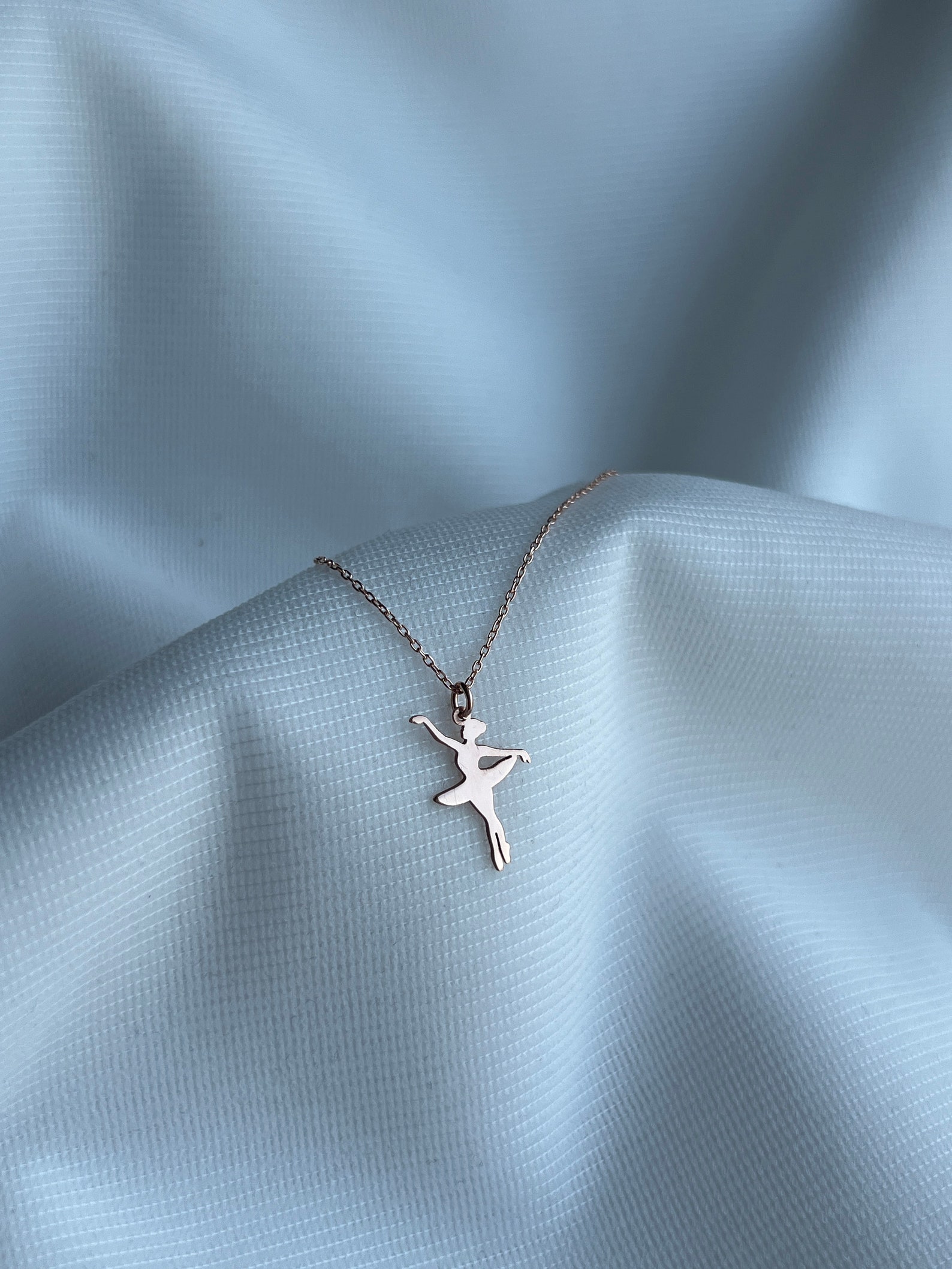 Ballerina Necklace · 925 Sterling Silver · Custom Ballet Necklace ...