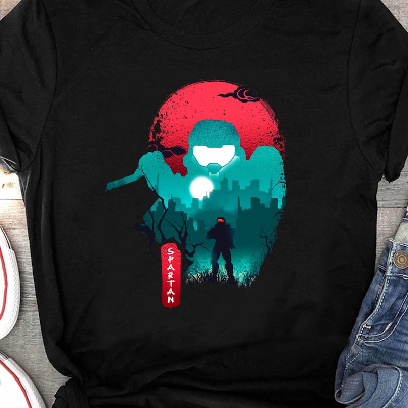 Halo Video Game T Shirt - Etsy