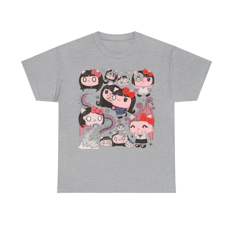 Cute Junji Ito Cats Shirt, Tomie Horror Cat Tshirt, Uzumaki Anime ...