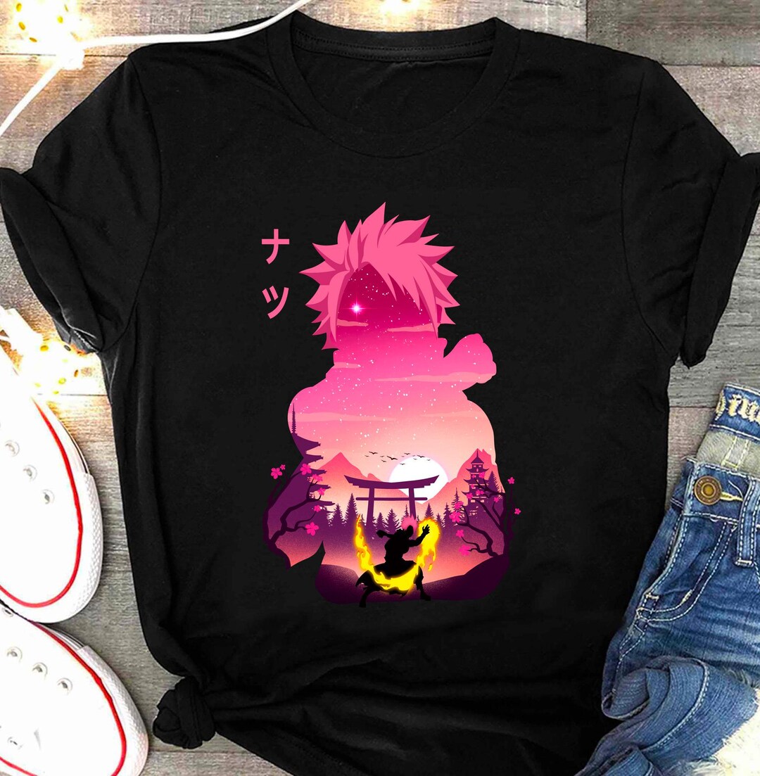 Natsu Dragneel Fairy Tail Anime Shirt, Dragon Slayer Magic King Mode ...