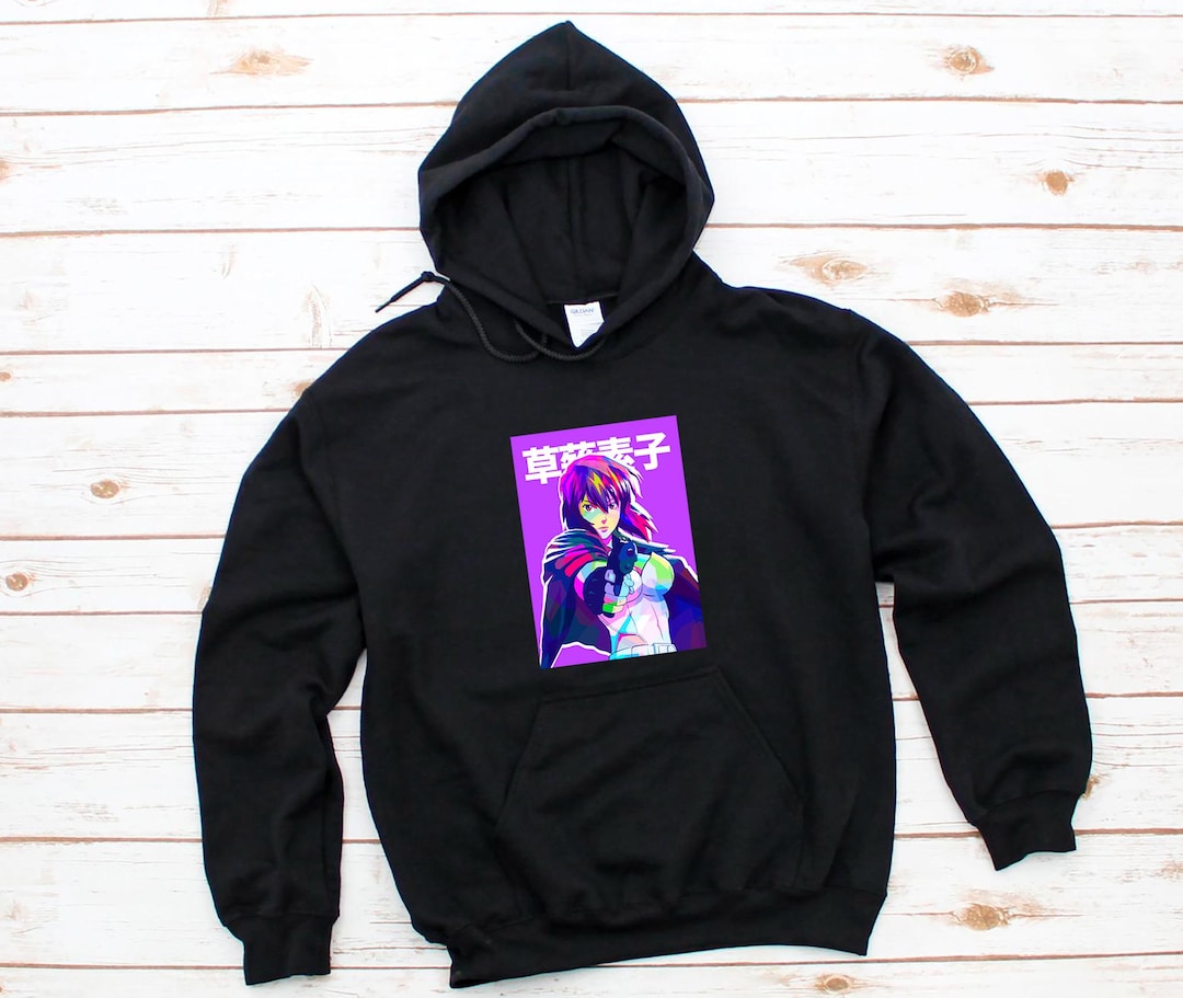 Ghost in the Shell Anime Hoodie, Motoko Kusanagi Hoodies, Major SAC ...