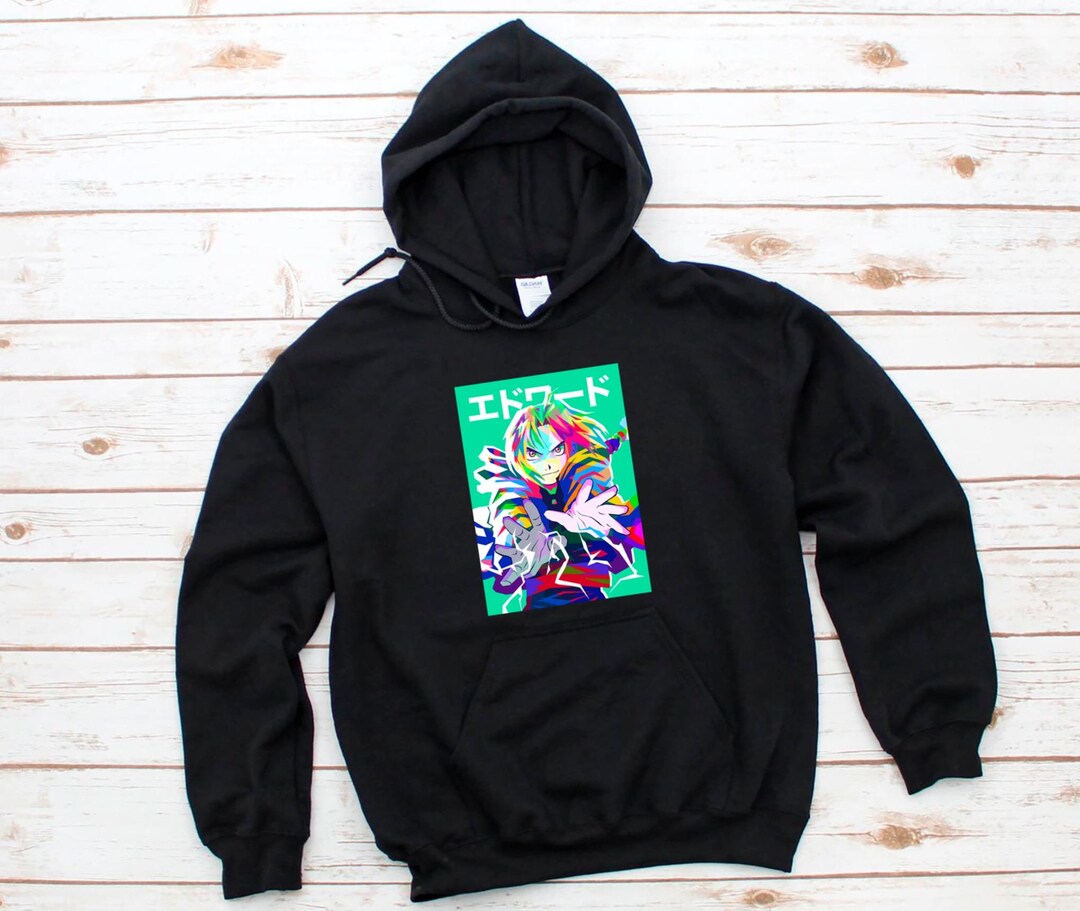 Fullmetal Alchemist Hoodie, Edward Elric Anime Hoodies, FMA Manga ...