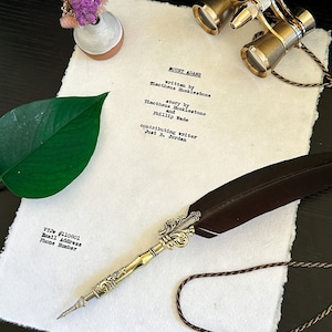 Custom Screenplay Title Page Hand Typed on Cotton Paper and ...