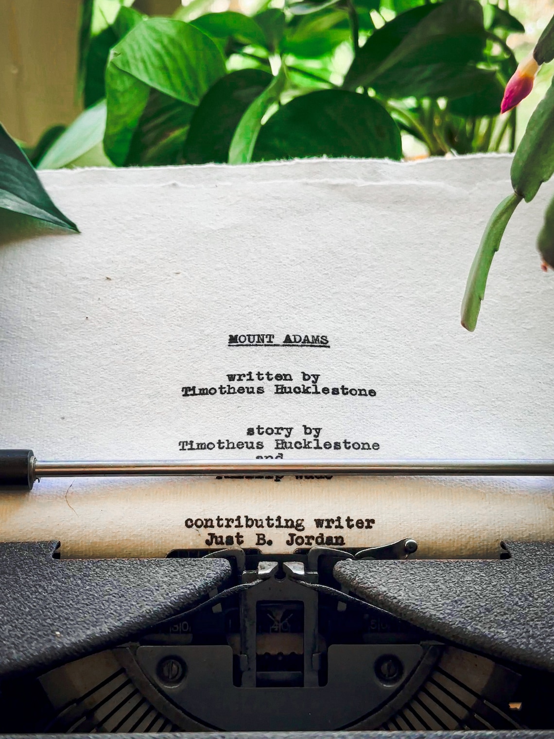 Custom Screenplay Title Page Hand Typed on Cotton Paper and ...