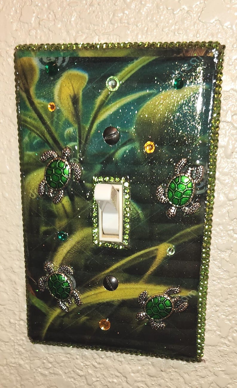 Pond Turtles Light Switch Cover - Etsy