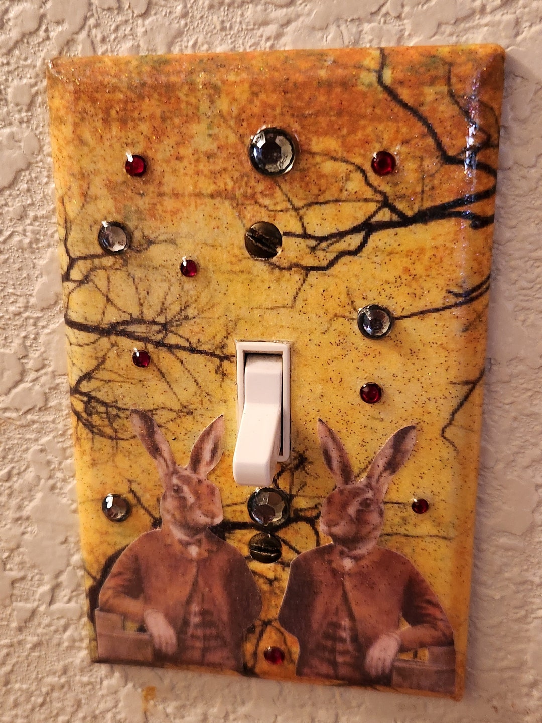 Gothic Bunnies Light Switch Cover - Etsy