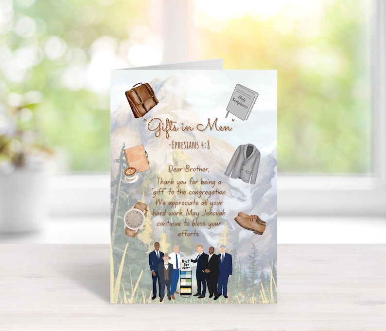 JW Thank You Card for Brothers, Ministerial Servants, Elders, Thank You ...