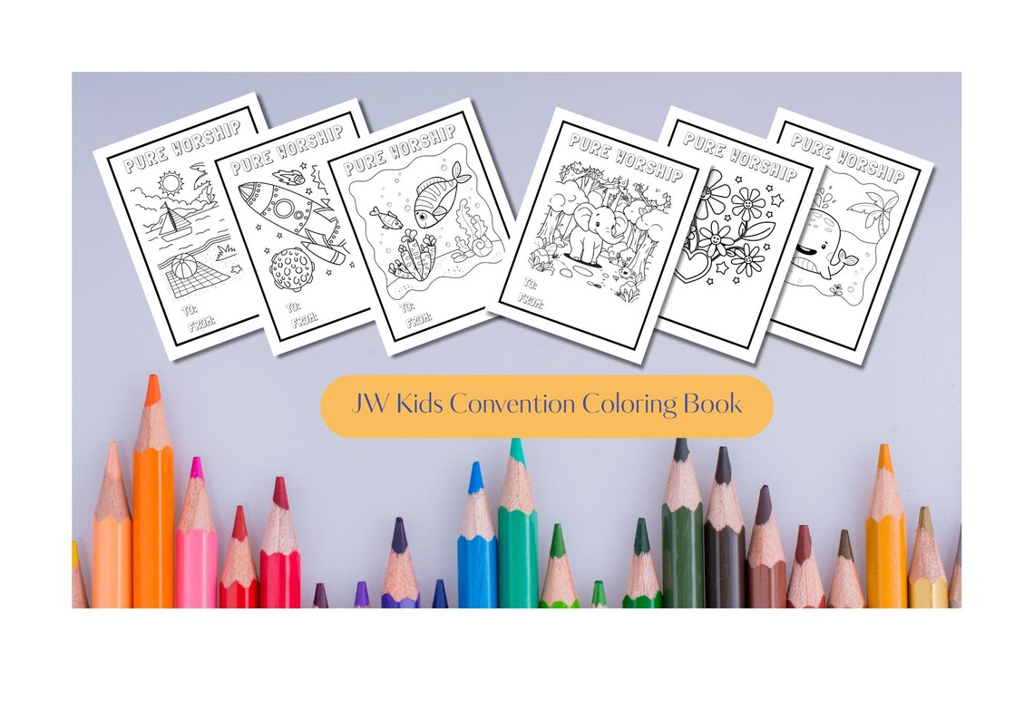 JW Kids Coloring Pages, Pure Worship Coloring Pages, Convention ...