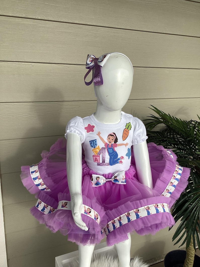 Ms Rachel Birthday Tutu :personalized First Birthday Ms Racheal Tutu ...