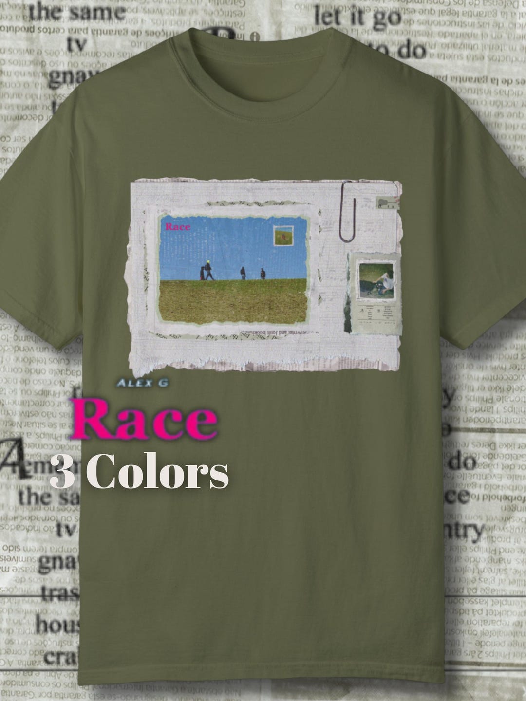 Vintage Sandy Alex G Race Album T-shirt - Indie Rock Fan Essential Tee ...