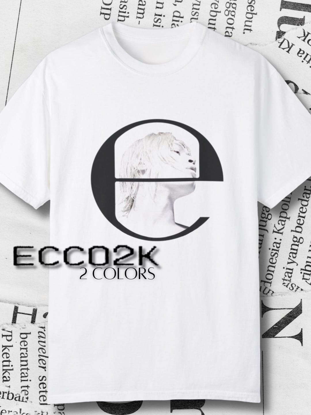 Ecco2k Inspired Unisex Garment-dyed T-shirt Unique Hyperpop Merch ...