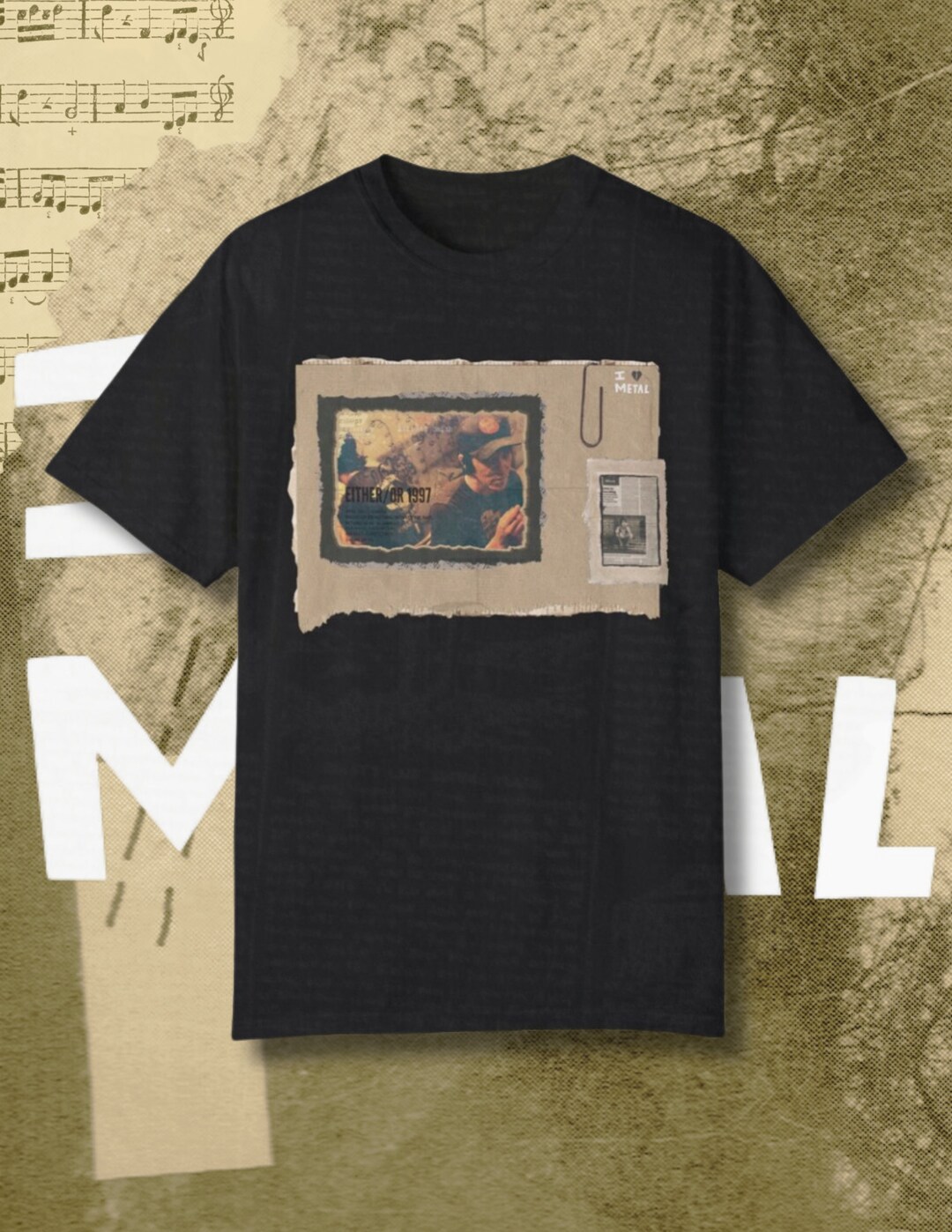 Elliott Smith Tribute T-shirt (3 Colors)-indie Musician Graphic Tee for ...