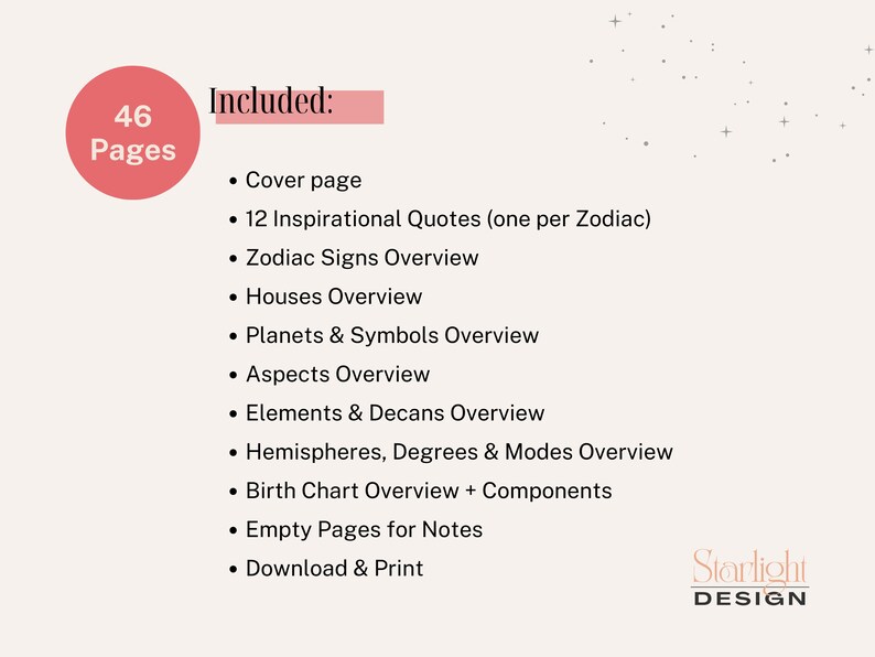 Astrology Cheat Sheet / Learn Astrology/ Astrology Basics Printable ...