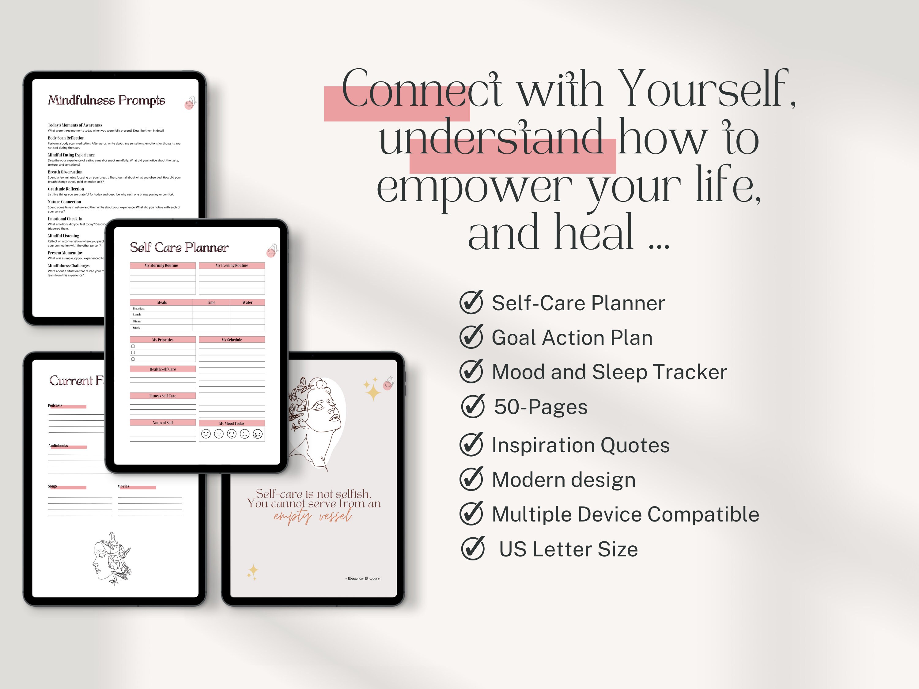 Self Help Journal/ Self Help Planner/ Healing Journal / Self-love ...