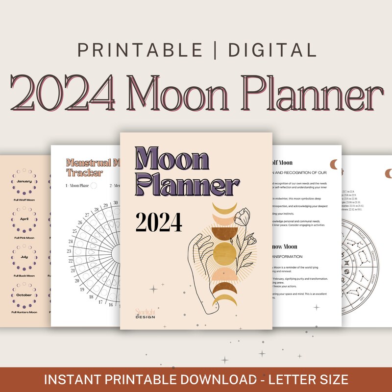 Moon Planner - Etsy