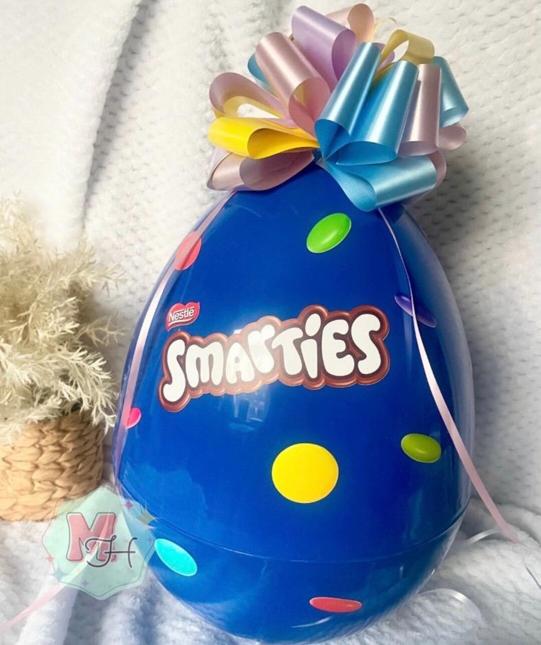 Giant Chocolate Smarty Beans Egg -themed Fillable Surprise Easter Egg ...