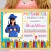 Editable Preschool Diploma With Photo- Printable Kids Graduation ...