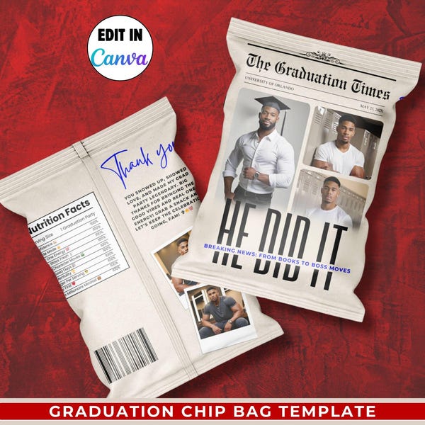 Chip Bags Graduation - Etsy