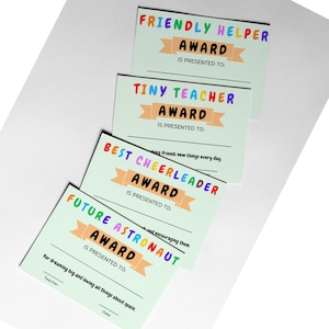 Printable Preschool Awards Certificates Editable Funny Classroom ...