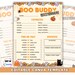 Boo Buddy Questionnaire Printable Editable Halloween Gift Exchange Quiz ...
