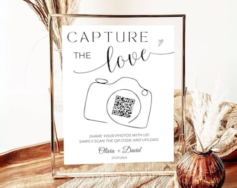 Editable - Capture the Love Sign Wedding (digital Template) - Etsy