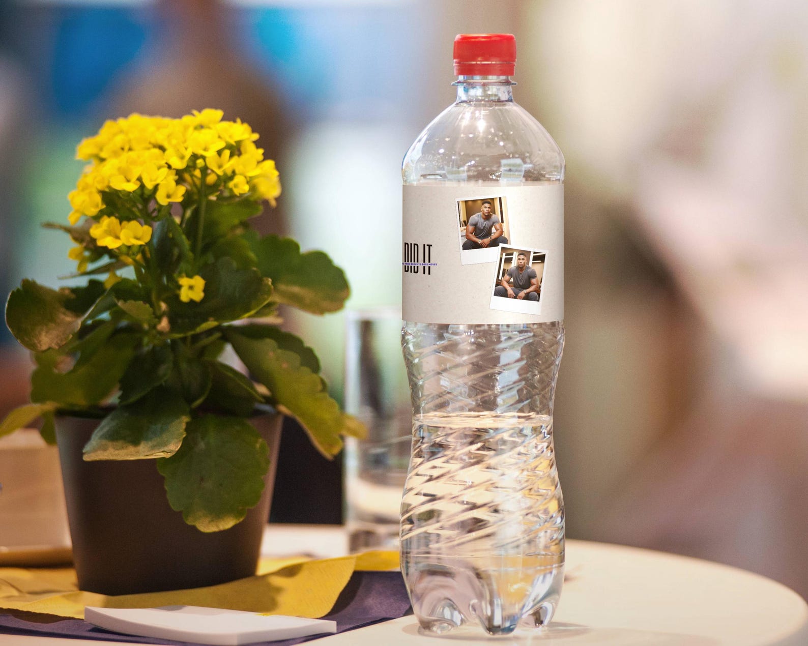 Newspaper Graduation Water Bottle Label Sticker- Editable Prom Send off ...