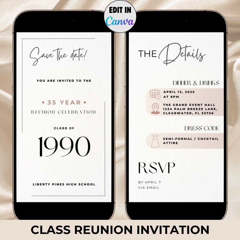 35th Class Reunion - Etsy