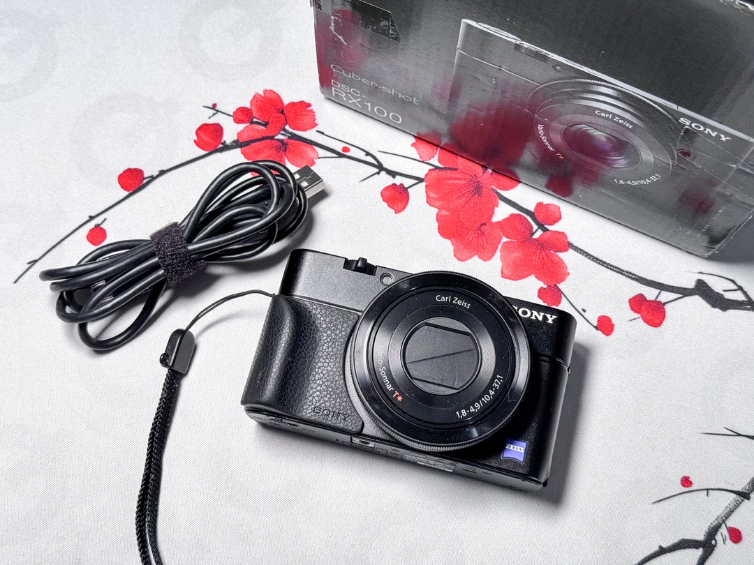 Sony RX100 1 Inch Sensor Compact Camera With Grip and Original Box - Etsy