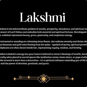 Goddess Lakshmi Print: Hindu Spiritual Art (digital Download) - Etsy