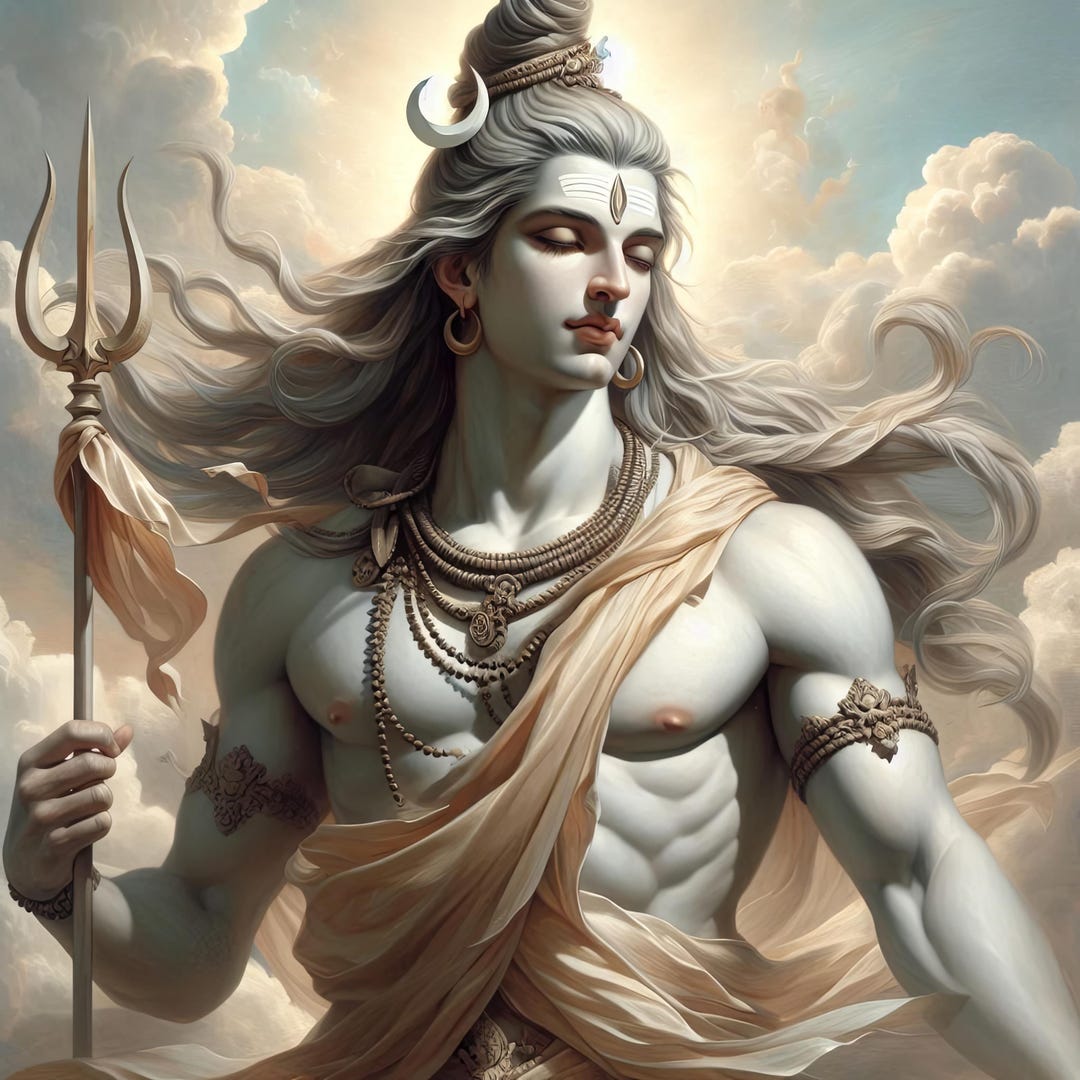 Lord Shiva Print, Spiritual Hindu Art (digital Download) - Etsy