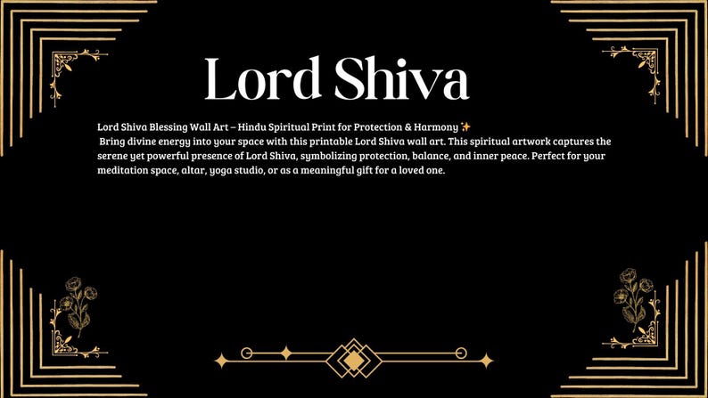 God Shiva, Celestial Meditating - for Printable Art Work - Spiritual ...