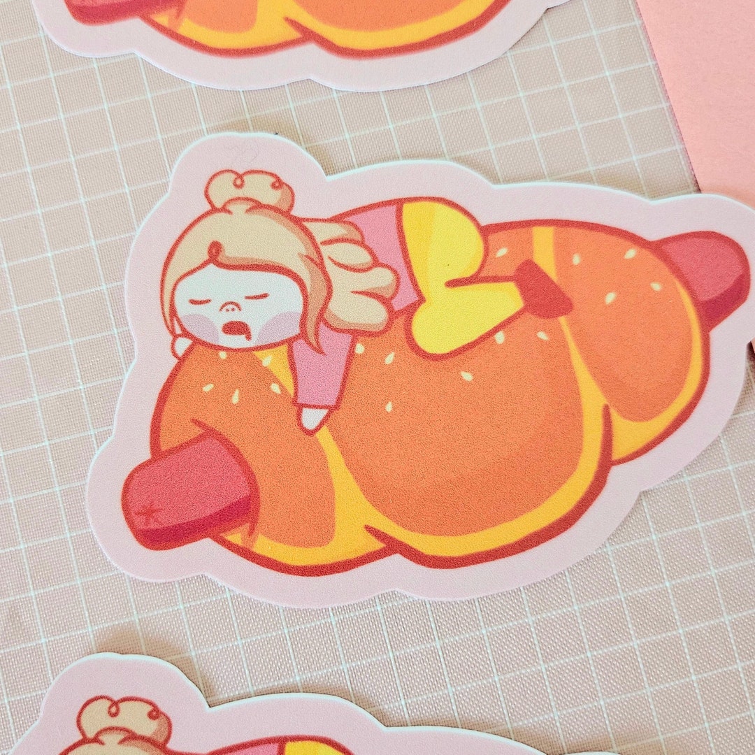 Sausage Bun Laminated Vinyl Sticker - Etsy