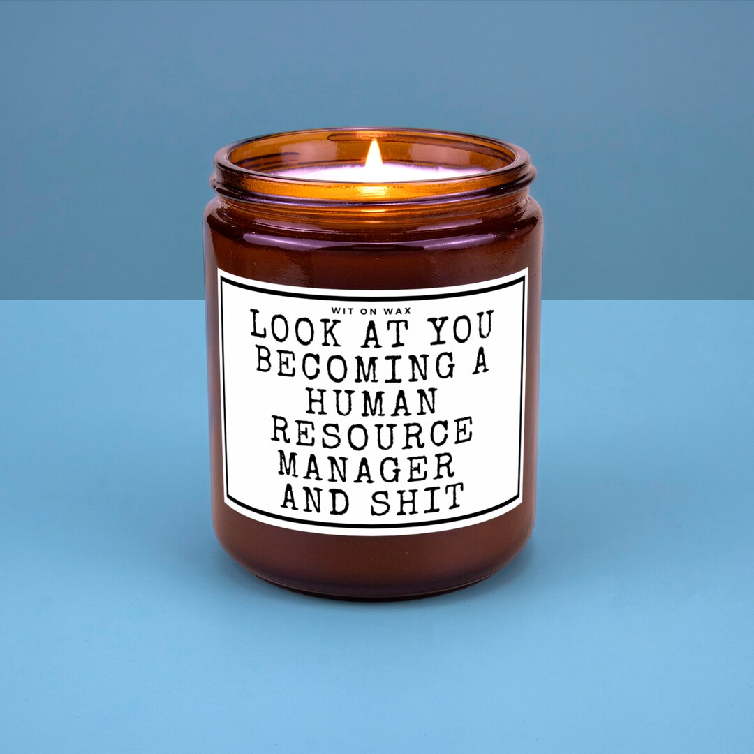 Human Resources Candle HR Gift for Human Resources Manager Gift ...