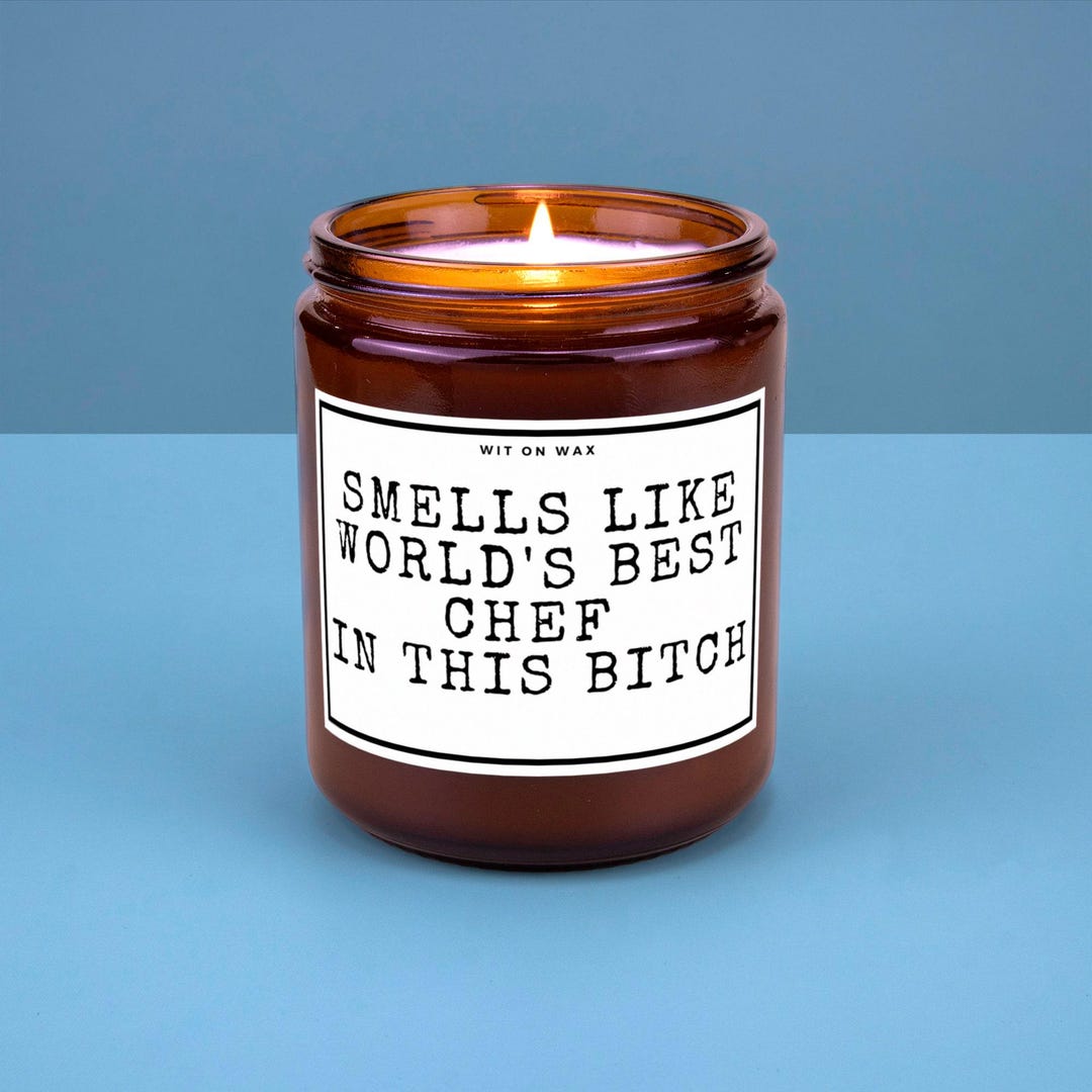 Chef Gift Head Chef Appreciation Candle Culinary Student Sous Chef Gift ...