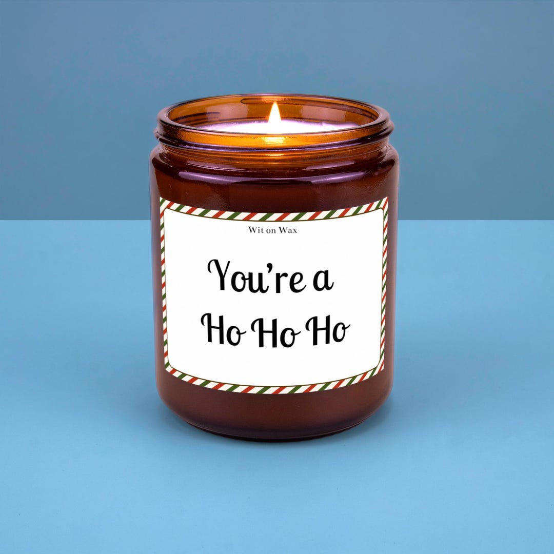 Christmas Candle Secret Santa Gift White Elephant Gift Funny Christmas ...