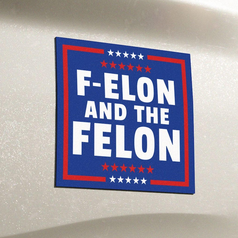 F Elon and the Felon - Etsy