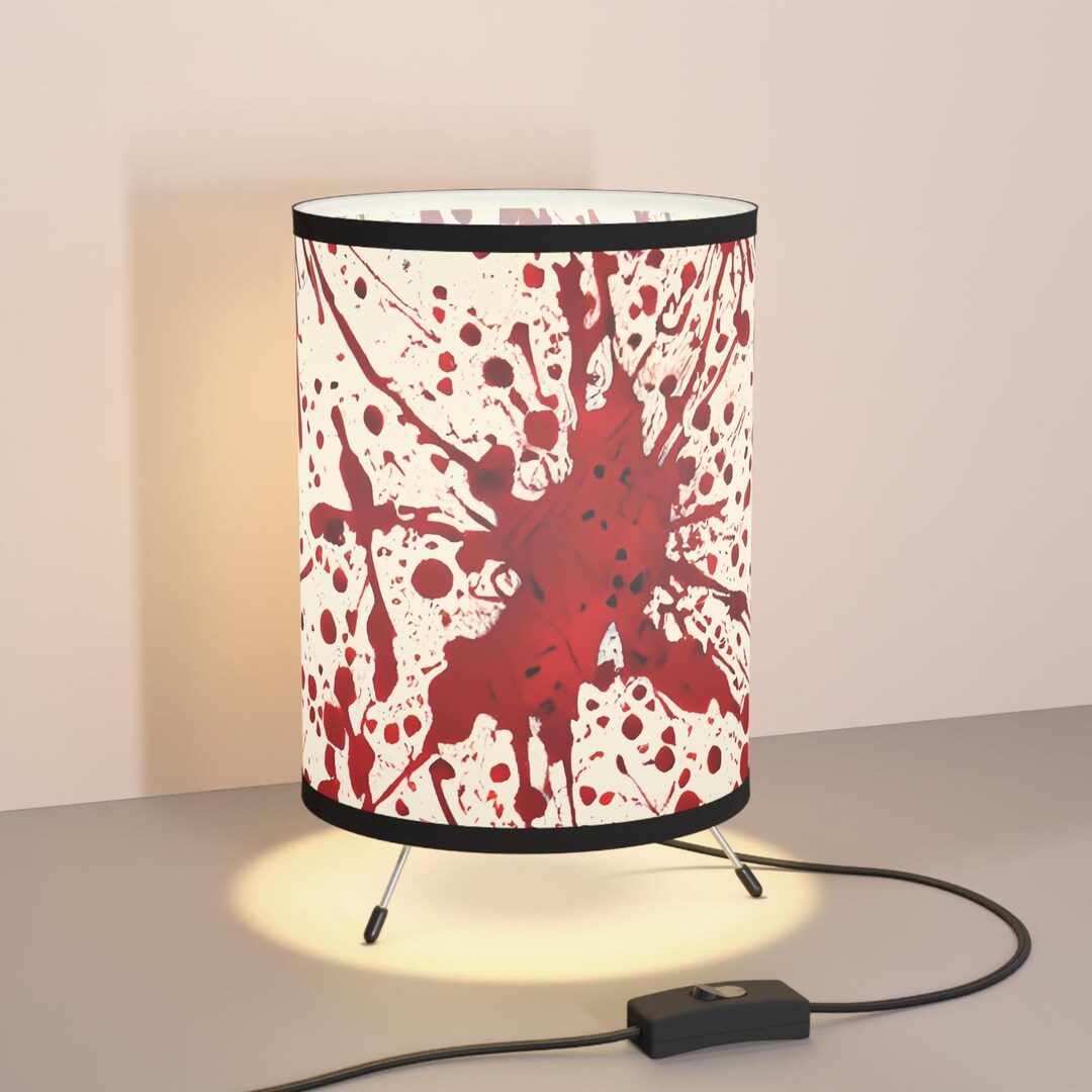 Spooky Halloween Lamp Blood Splatter Slasher Halloween Lights True ...