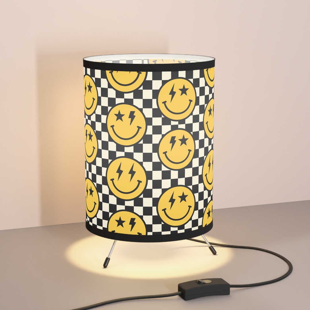 Cute Lamp Smiley Face Preppy Home Decor 80's 90's - Etsy