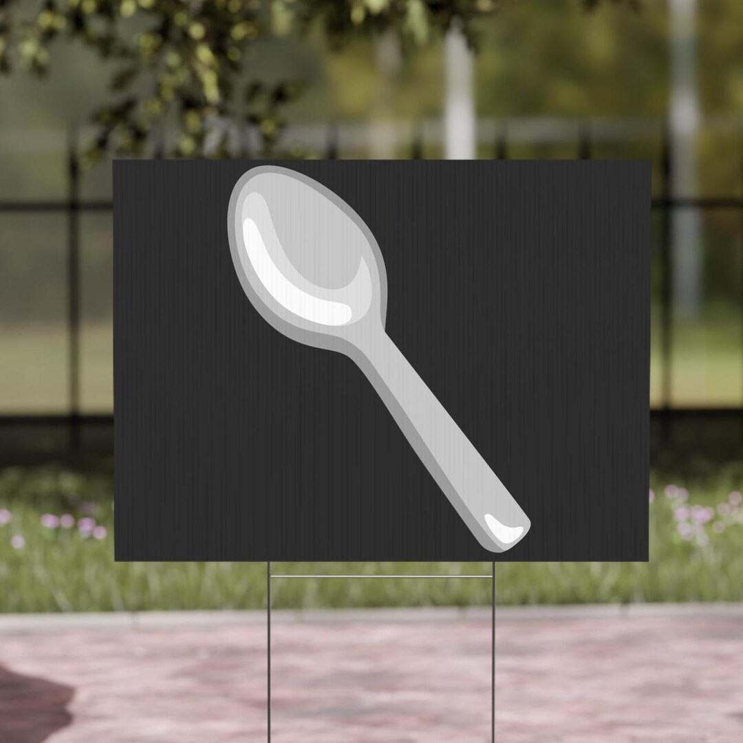 Anti Elon Musk Yard Sign W Stand Spoon Protest Anti Fascist Lawn Sign 2 ...